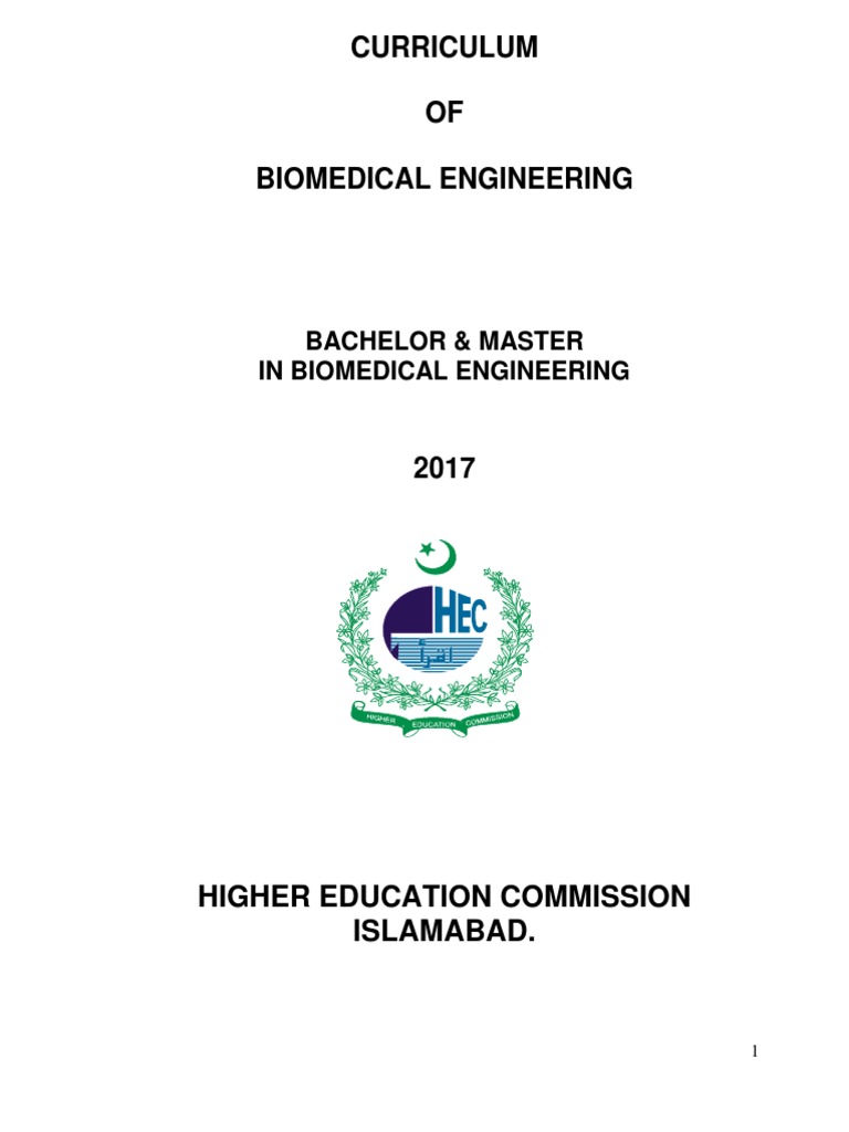 Biomedical Engg | PDF | Curriculum | Biomedical Engineering