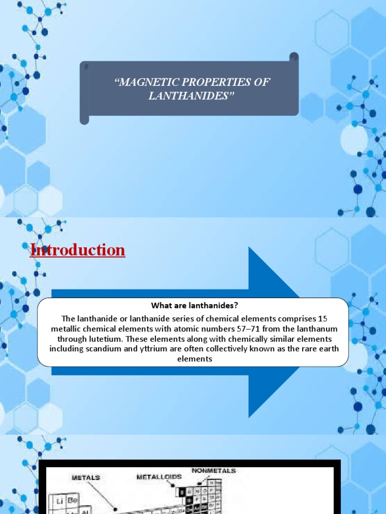 Magnetic Properties of Lanthanides | PDF