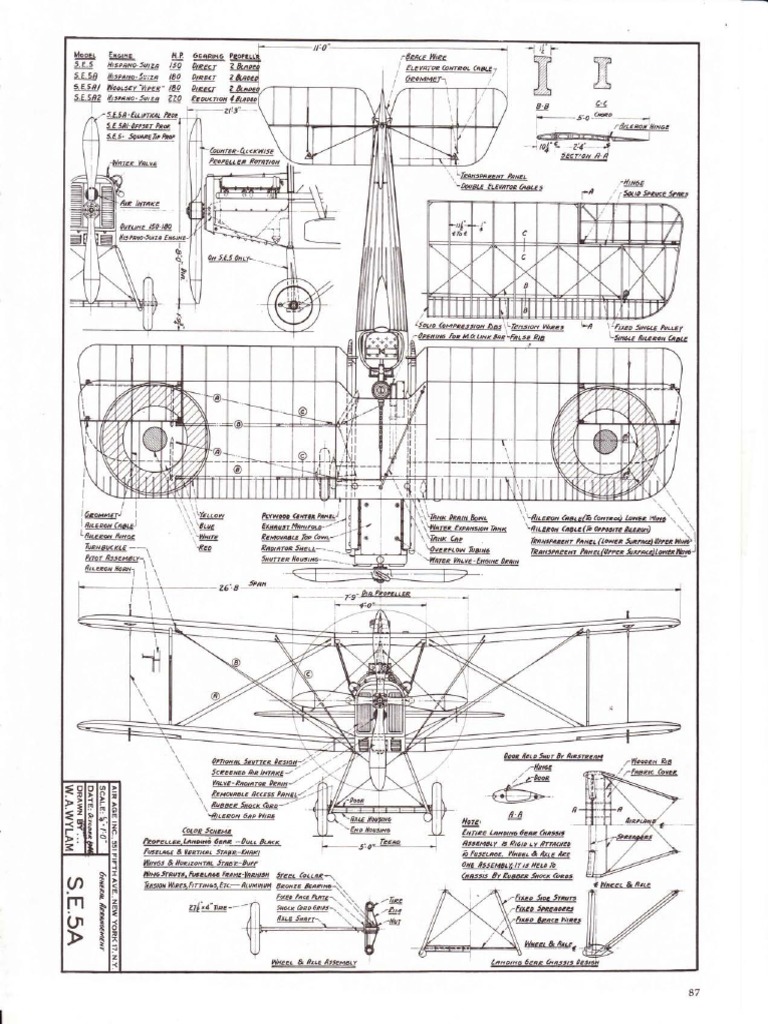 ScaleAircraft-Drawings WWI PartD | PDF