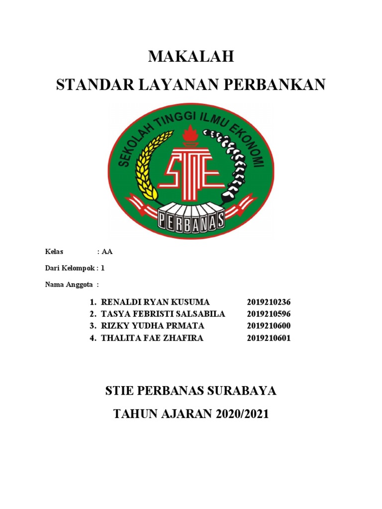 Standar Layanan Prima Perbankan | PDF