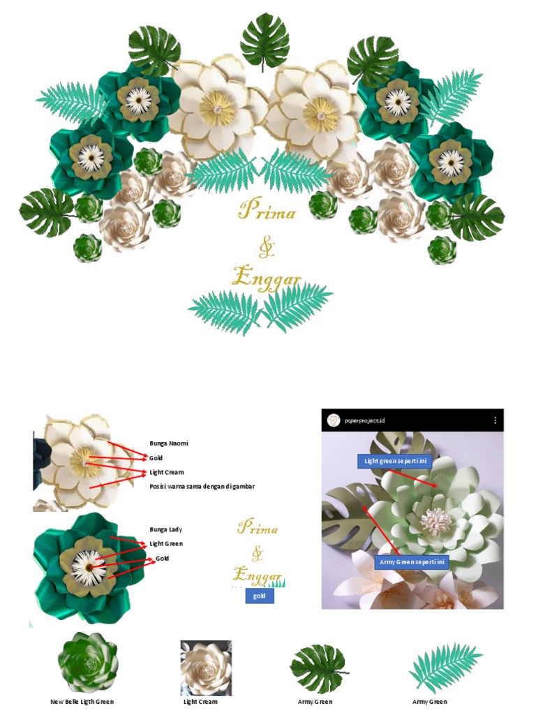 Template Bunga | PDF