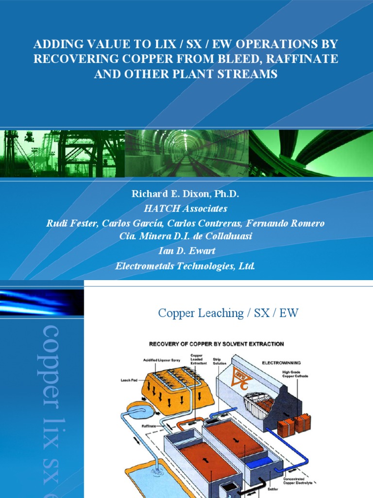 Enhancing Copper Recovery in SX/EW | PDF | Copper | Chemical Substances