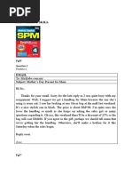 SPM P3 Speaking Test Booklet (F4 Modules) | PDF | Communication