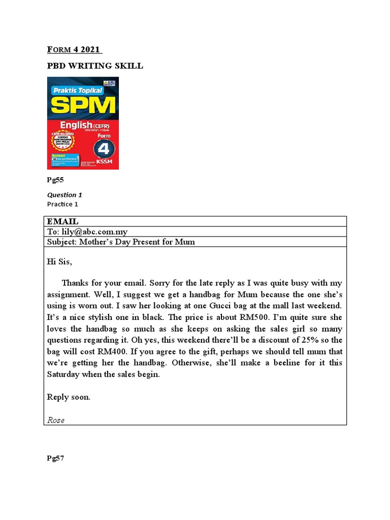 Form 4 English CEFR ESSAY Answer. | PDF | Cyberbullying | Internet