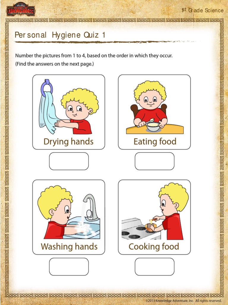 Personal Hygiene Quiz 1 | PDF | Self-Improvement | Wellness