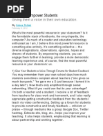 The PEACE Model Cheat Sheet | PDF | Interview | Evaluation