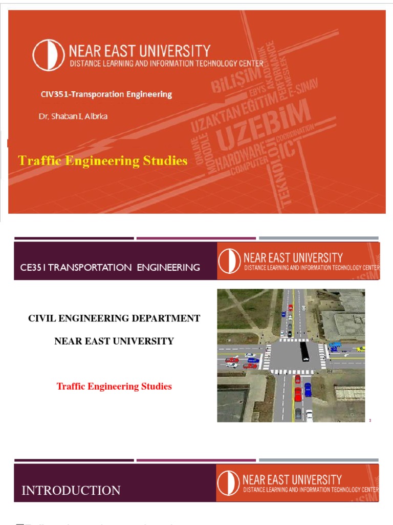 Traffic Engineering Studies Overview | PDF | Parking | Traffic