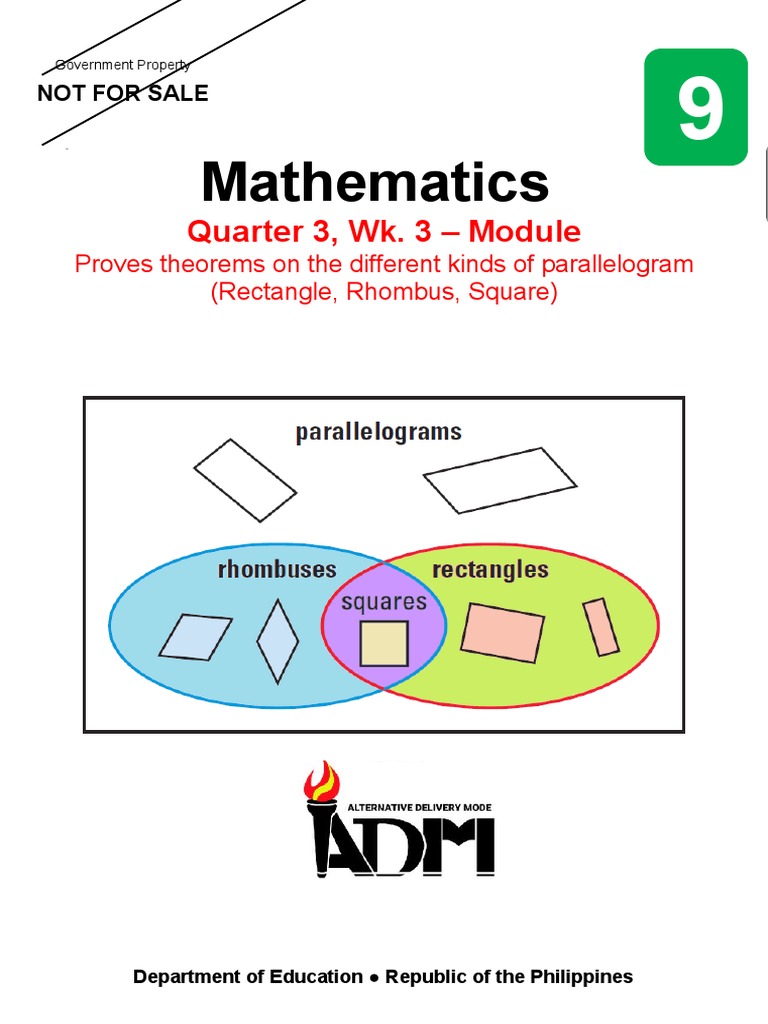 Q3 Week 3 | PDF | Rectangle | Perpendicular