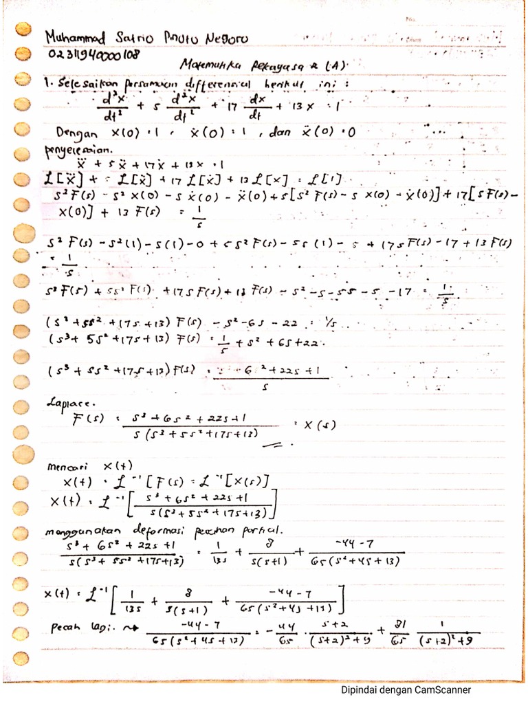 Tugas 3 - 02311940000108 - Muhammad Satrio Pinoto Negoro | PDF