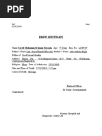 Certification of Death UK OSCE Guide | PDF | Death | Coroner