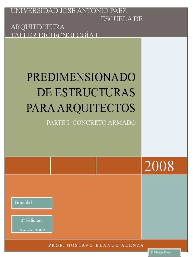 GUIA ESTRUCTURAS Arquitectura Electiva | PDF | Temblores | Hormigón