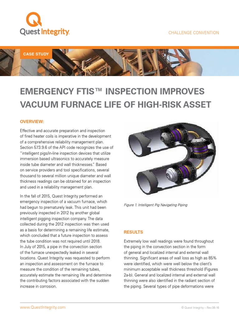 Emergency FTIS Inspection Improves Vacuum Furnace Life of Highrisk ...
