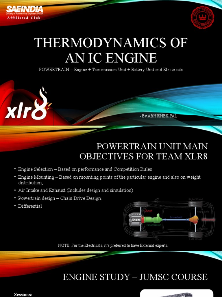 Thermodynamics of Engine | Download Free PDF | Internal Combustion ...
