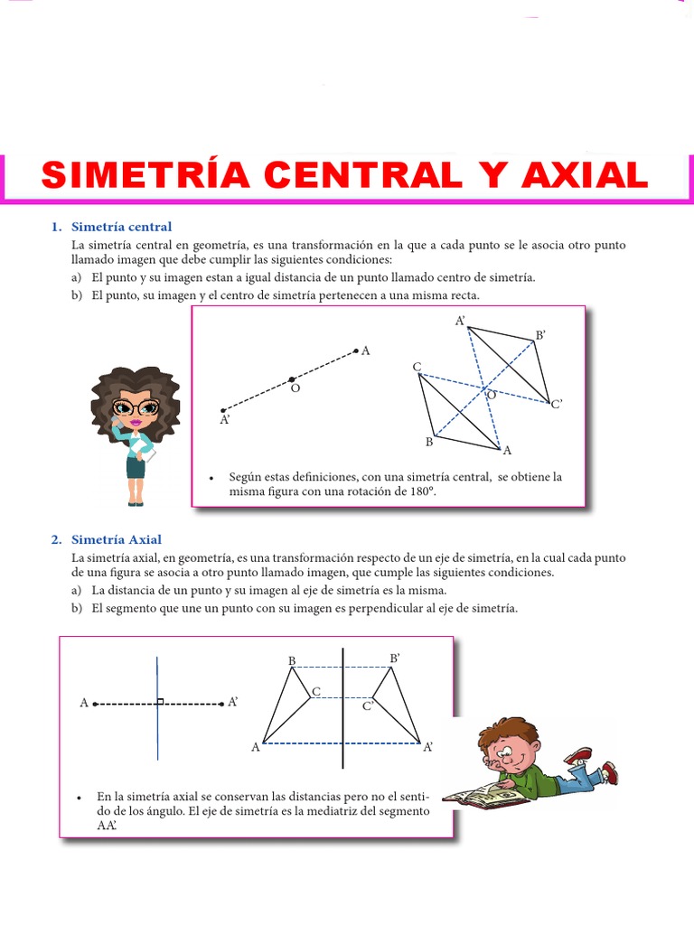 T6Simetría Central y Axial para Primer Grado de Secundaria | PDF ... T6Simetría Central y Axial para Primer Grado de Secundaria | PDF ...