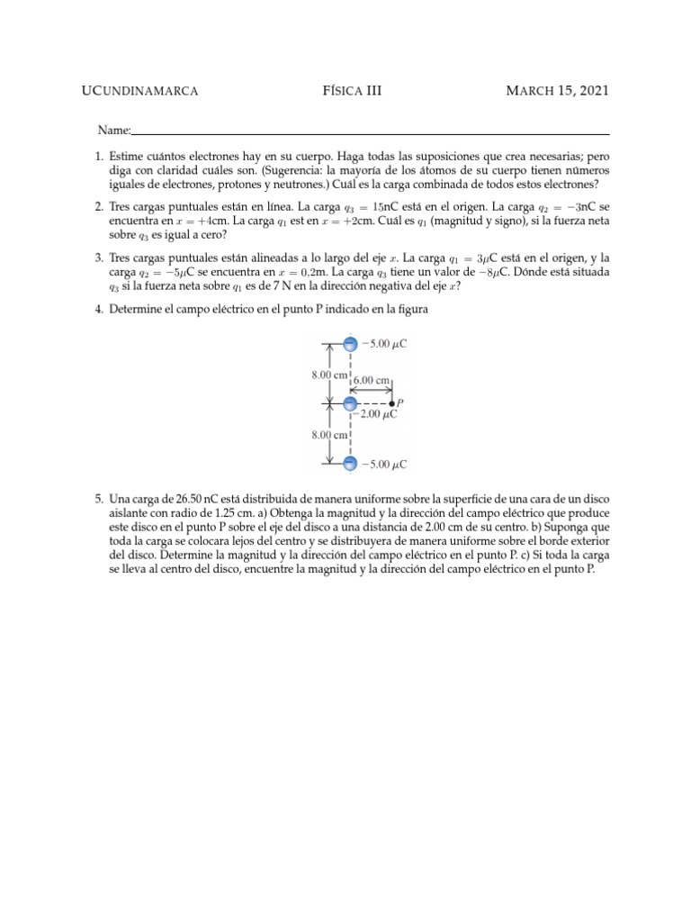 Parcial F Sica 3 | PDF
