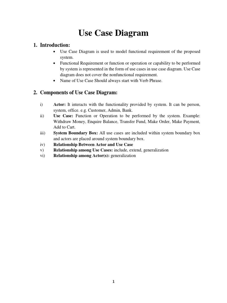 Modeling Functional Requirements: A Use Case Diagram for a College ...