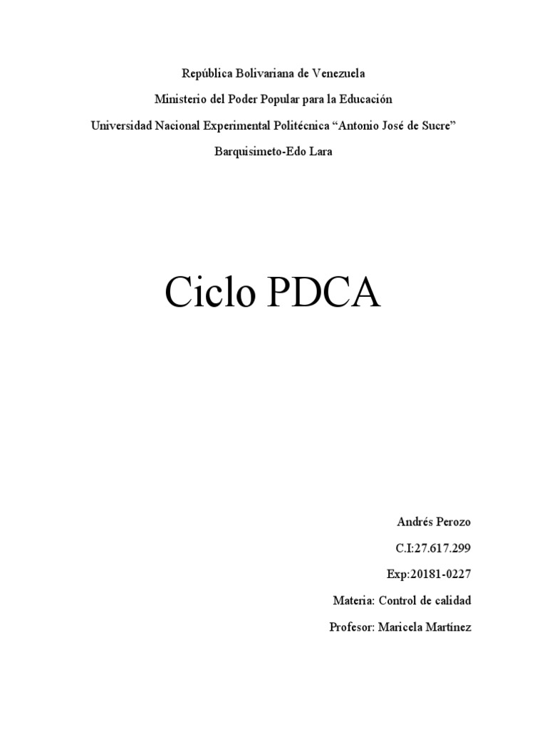El Círculo de Deming | PDF | Compania de motores ford | Coche