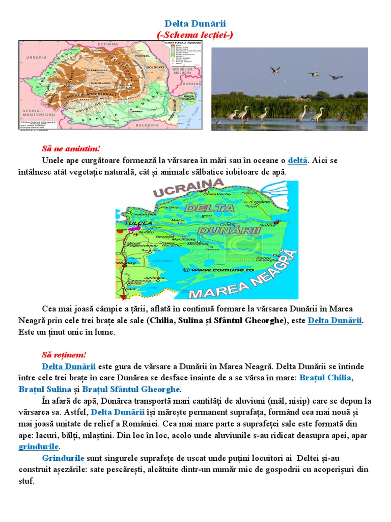 Schema Delta Dunarii | PDF