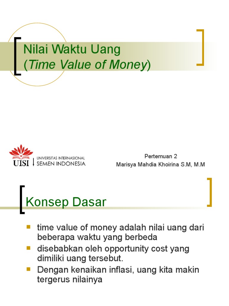 Time Value Of Money Pdf