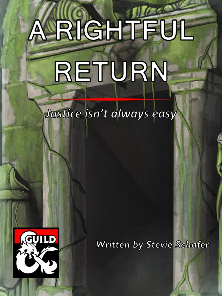 A Rightful Return Adventure (One Shot) | PDF | Dungeons & Dragons | Leisure