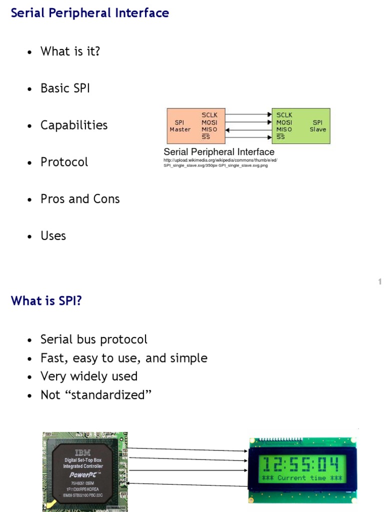 An In-Depth Look at the Serial Peripheral Interface (SPI) Protocol: Capabilities, Architecture ...