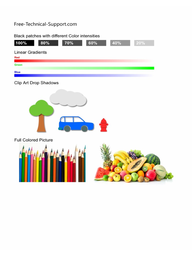 Color Print Test Page | PDF