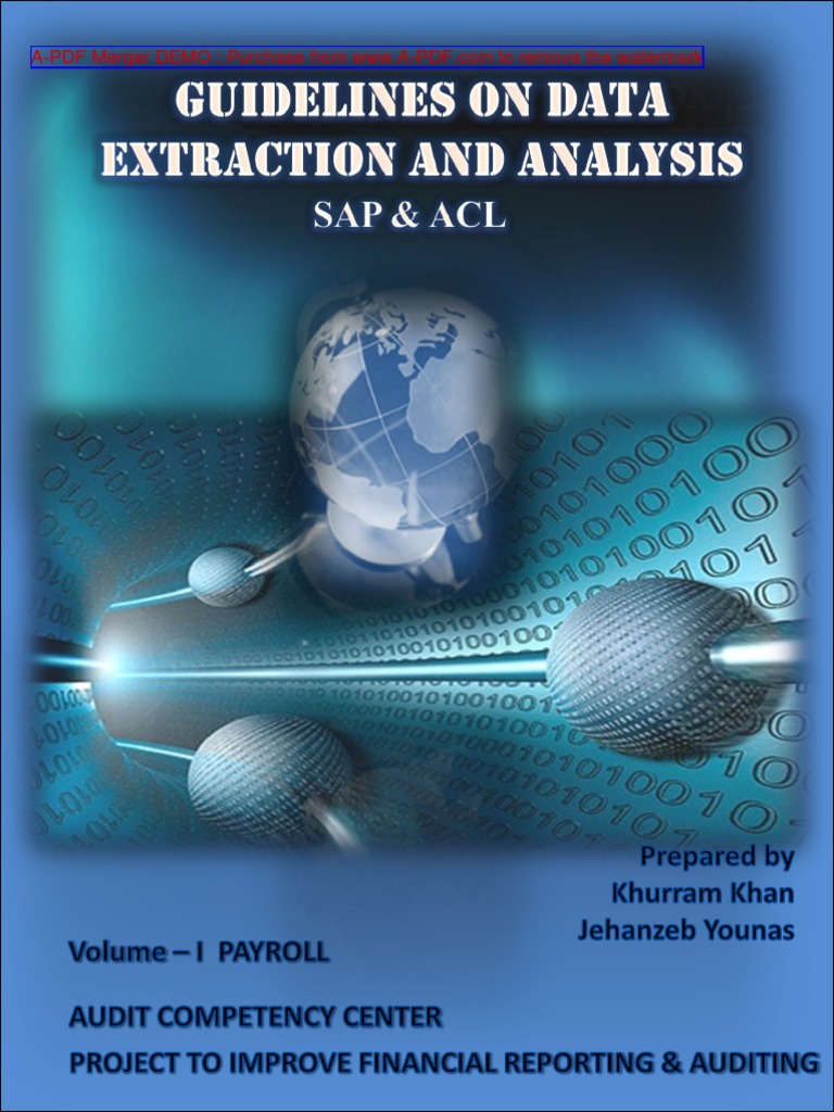 ACL Guidelines For Data Extraction by SAP | PDF | Audit | Information Technology Management