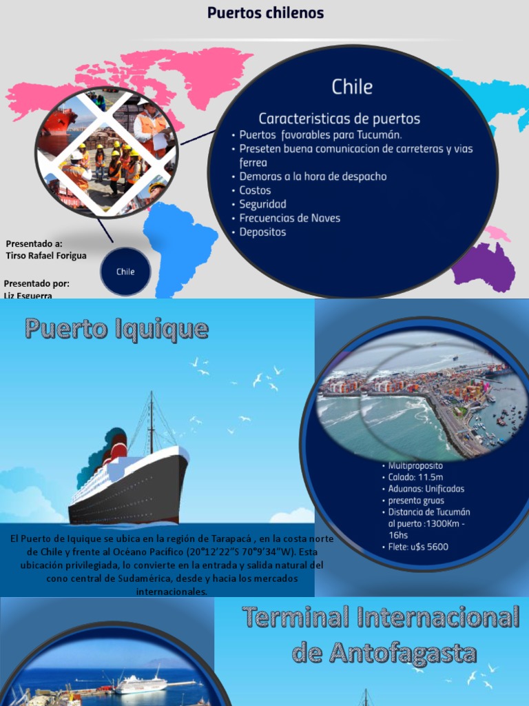Puertos de Chile | PDF | Puerto | Chile