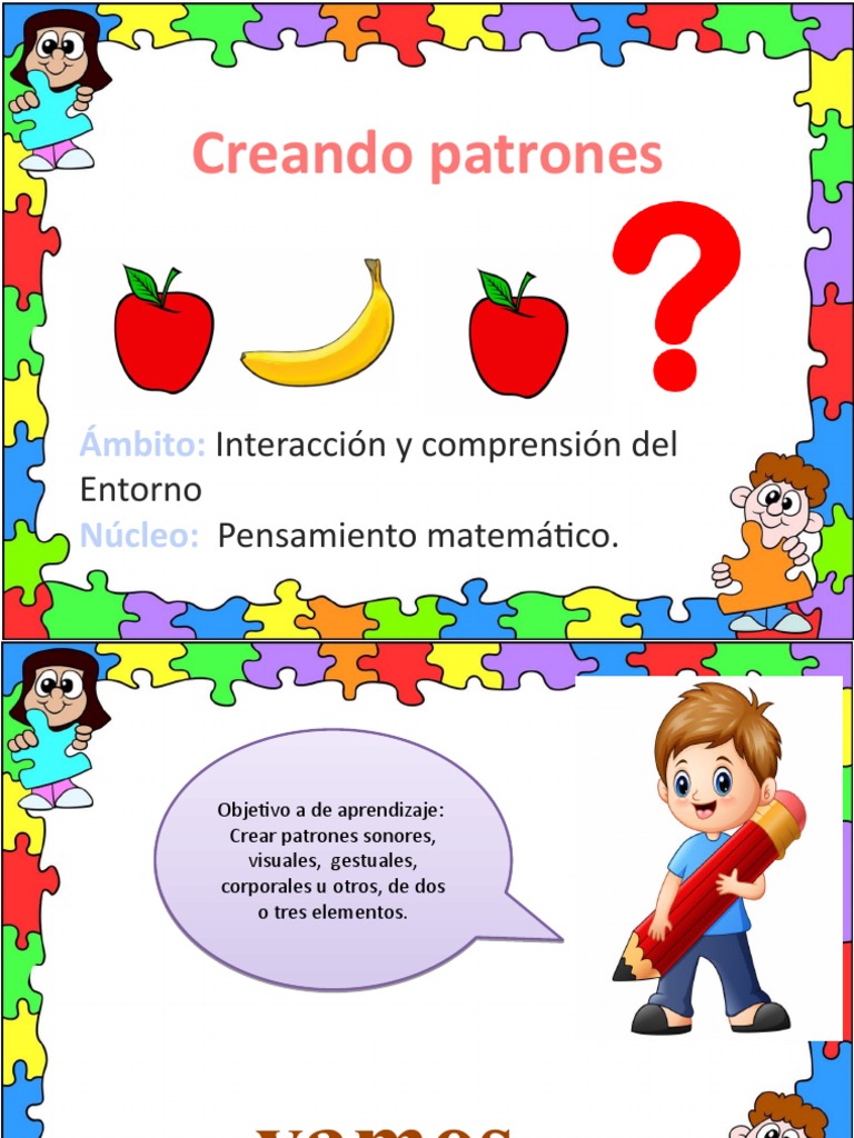 Creando Patrones para Niños | PDF