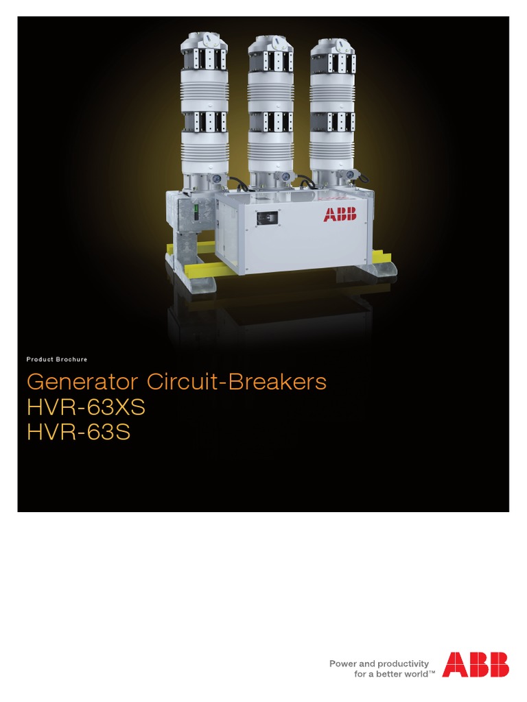 GCB HVR Brochure | PDF | Electric Arc | Pump