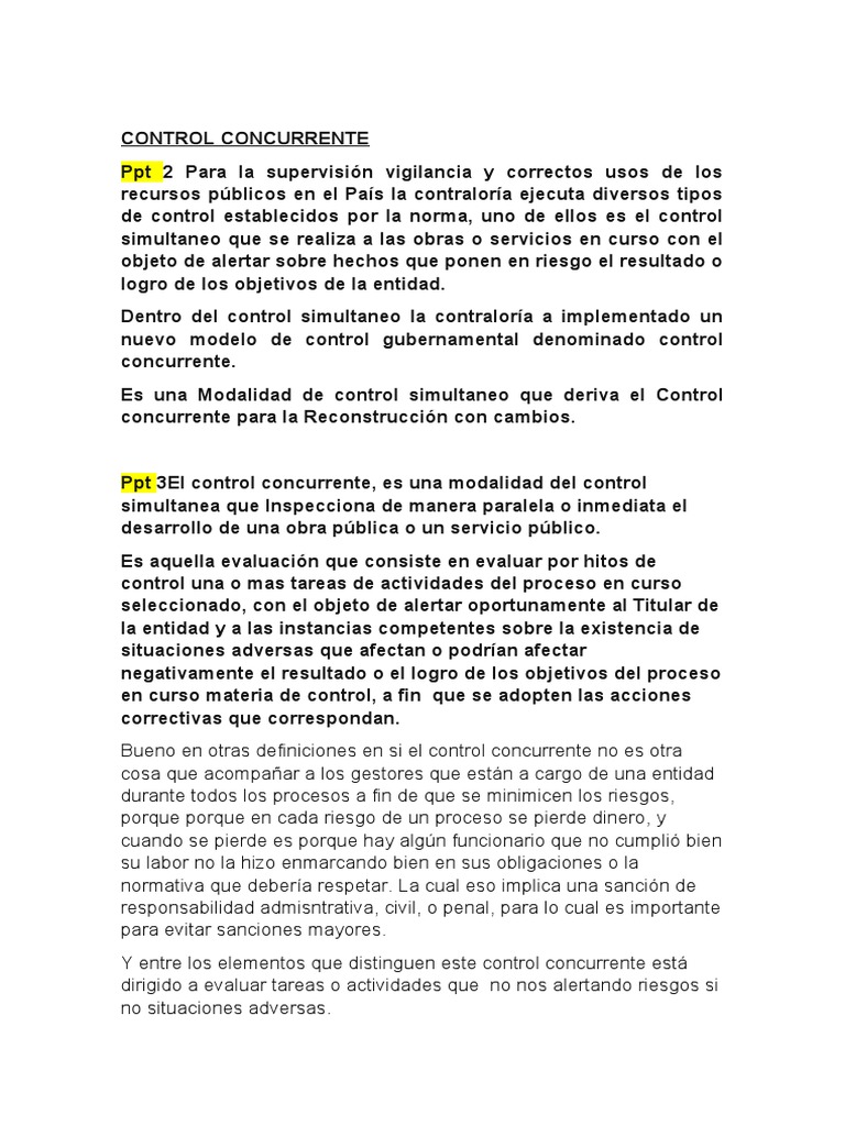 Control Concurrente | PDF | Auditoría | Planificación