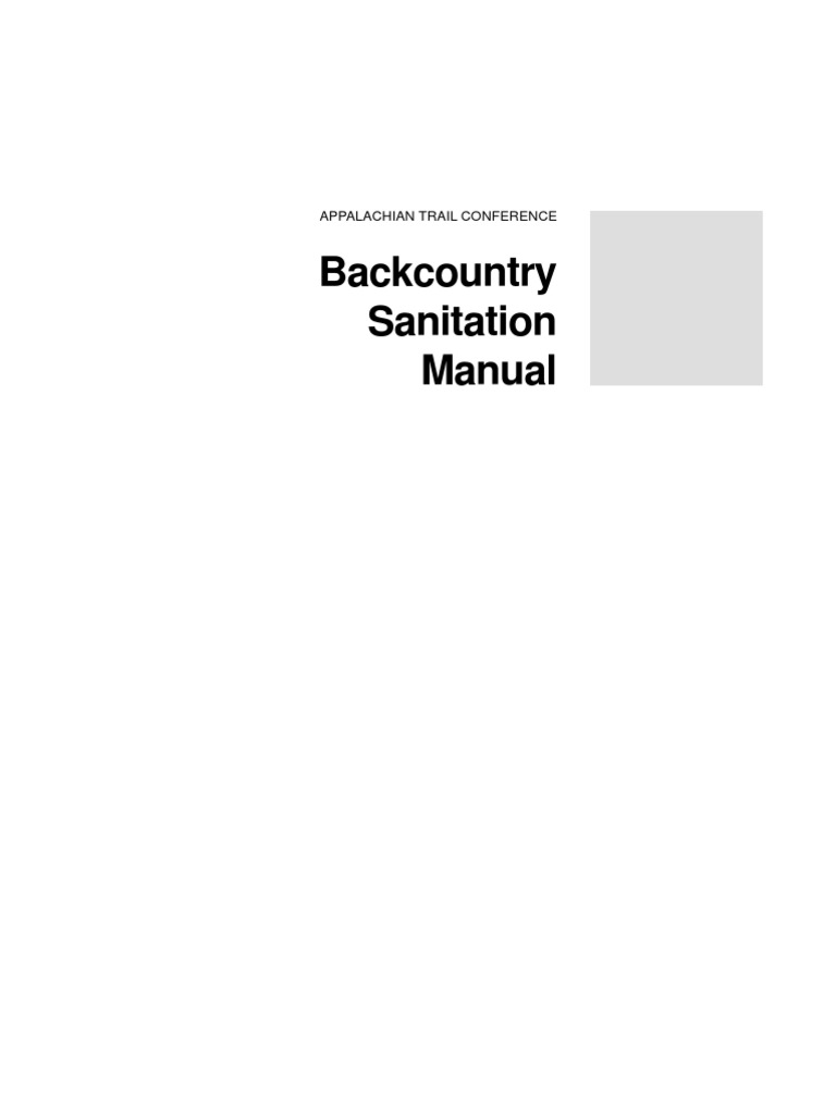 Backyard Sanitation Manual | PDF | Sewage Treatment | Septic Tank