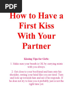 Kissing Techniques and Tips | PDF | Kiss | Lip