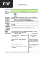 ABM 11 Lesson Plan | PDF | Lesson Plan | Classroom Management