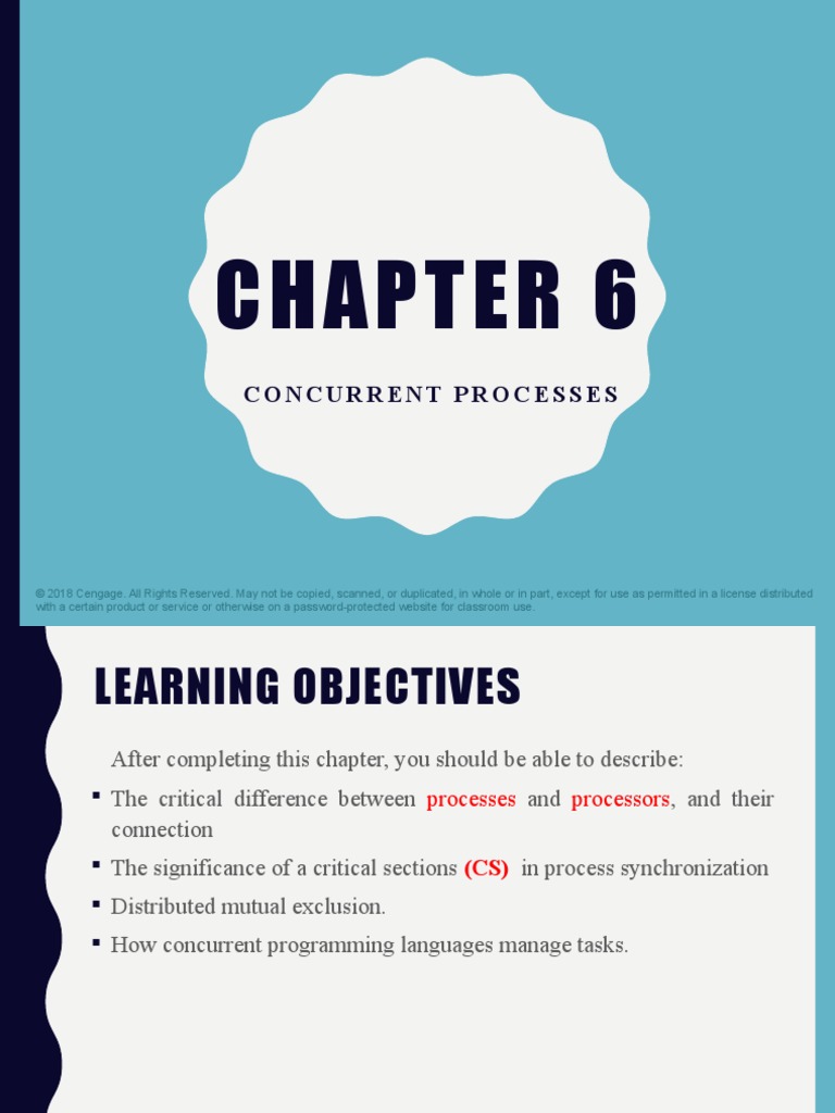 Chapter 6 Concurrent Processes And Process Synchronization Pdf Process Computing Multi