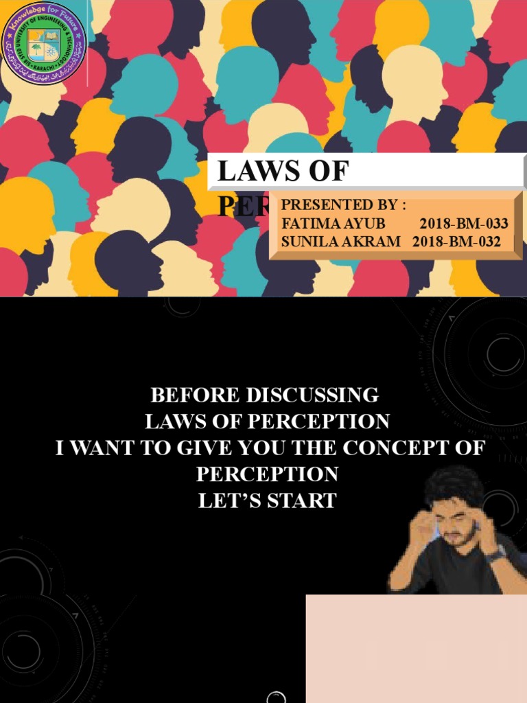 Laws of Perception | PDF | Perception | Human Nature