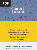 Form 2 Chapter 2 Ecosystem | PDF | Food Web | Ecosystem