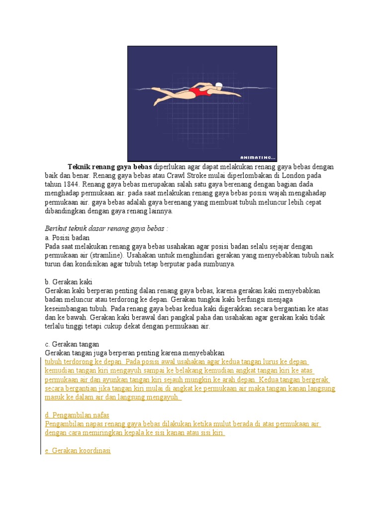 Renang | PDF | Perjalanan