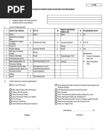 Formulir Pindah Penduduk | PDF