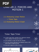 Ticker-Tape Timer and Chart | PDF | Acceleration | Velocity