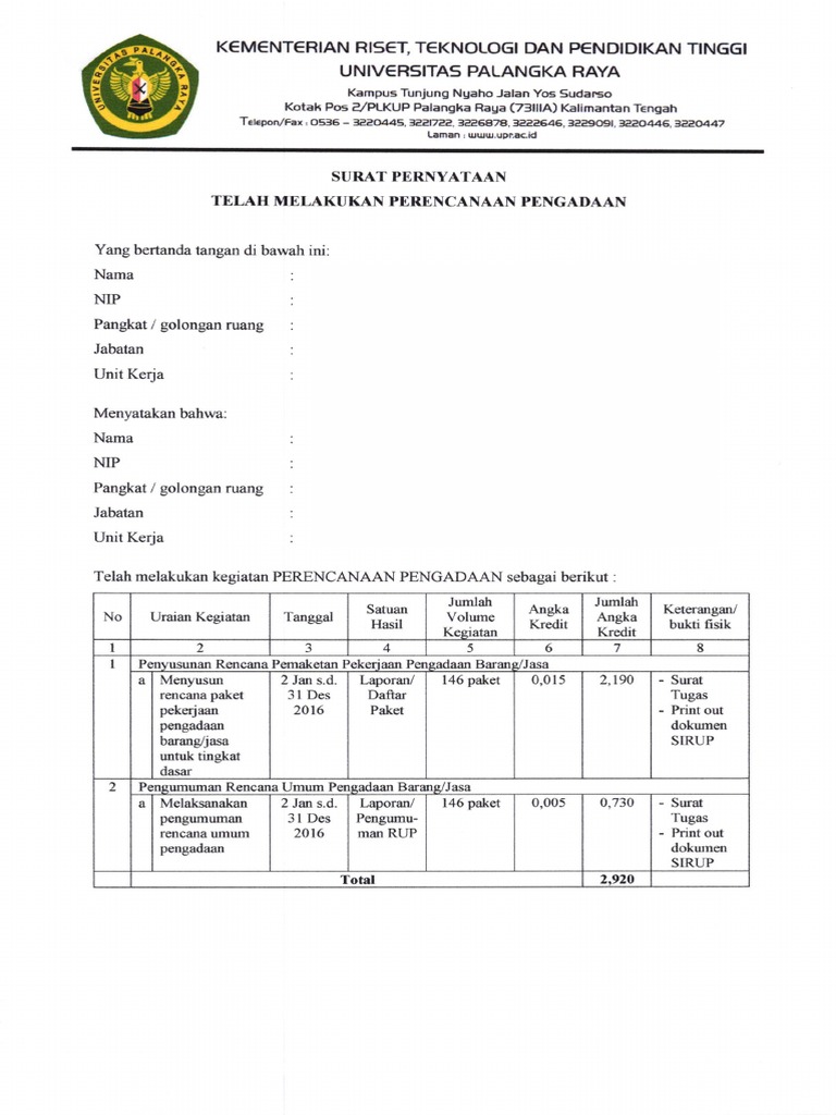 SPMK Perencanaan Pengadaan | PDF