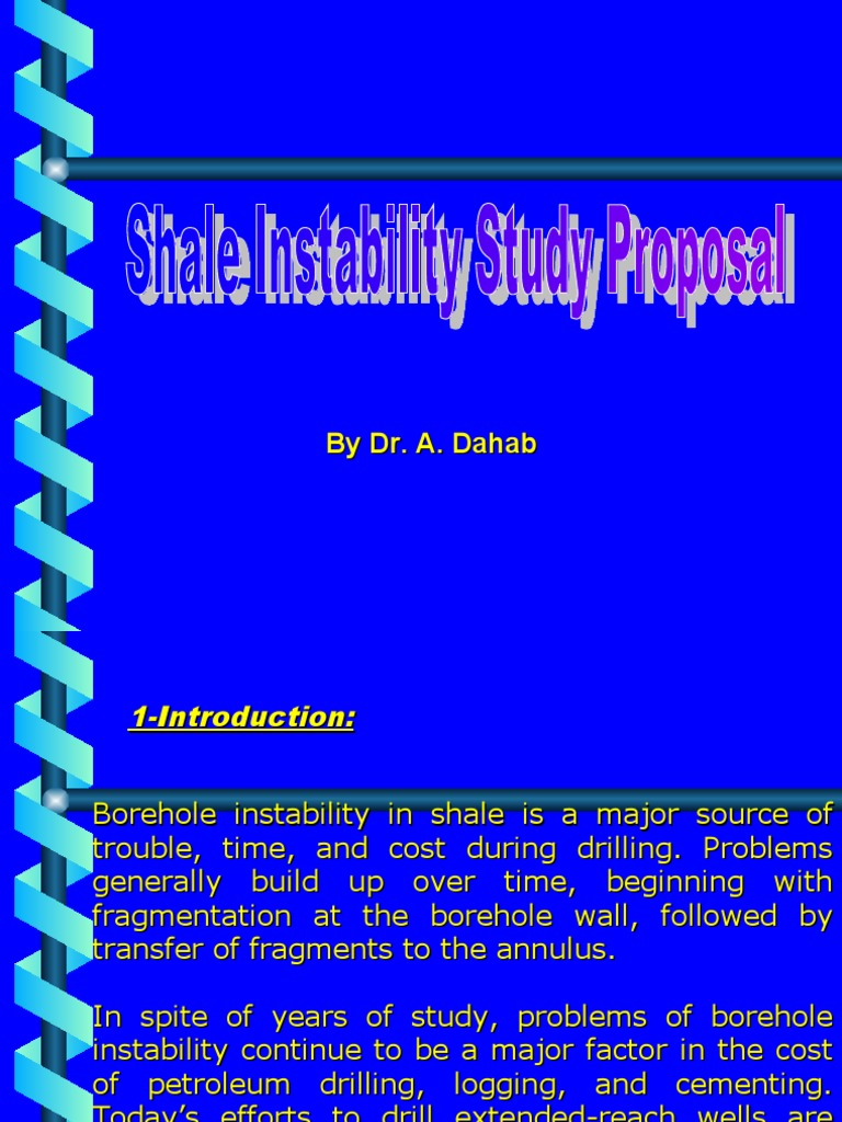 Shale Stability | PDF | Osmosis | Porosity