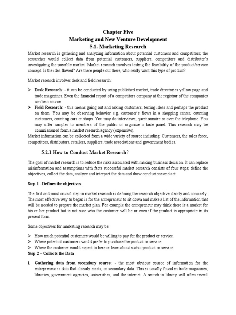 Market Research for Entrepreneurs | PDF | Exports | Marketing