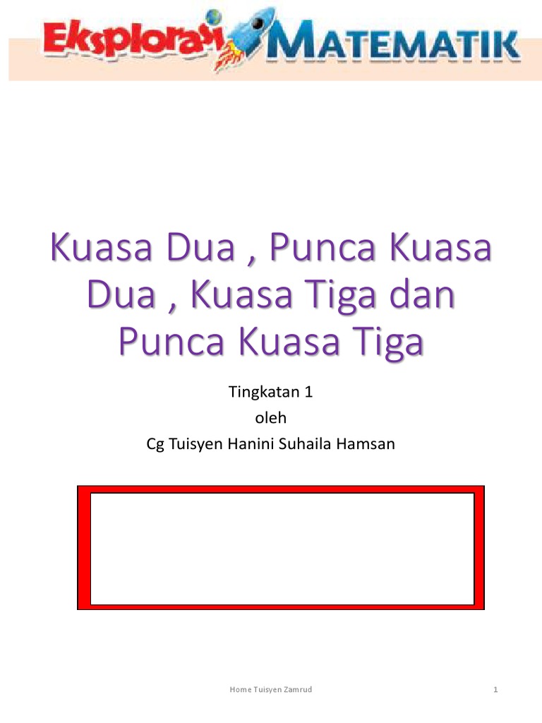 Kuasa Dua , Punca Kuasa Dua , Kuasa