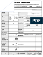 CS Form No. 212 Revised-2017 Personal-Data-Sheet | PDF | Passport ...