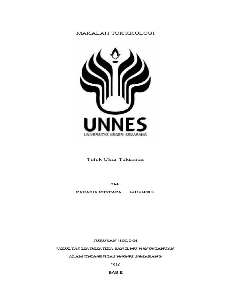 PDF Tolok Ukur Toksisitas | PDF
