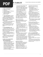 Sedilix-Rx Linctus: What Is in This Leaflet | PDF | Allergy | Dose ...