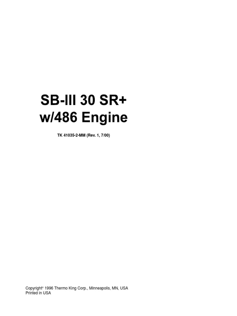 Sb-Iii 30 SR+ | PDF | Diesel Engine | Motor Oil
