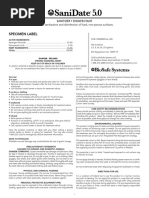 Acticide MBS | PDF | Ink | Disinfectant