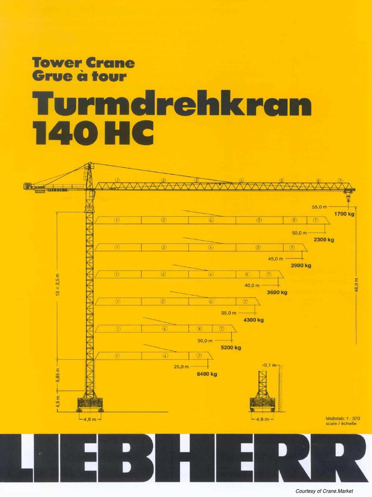 140 HC Liebherr Chart | PDF
